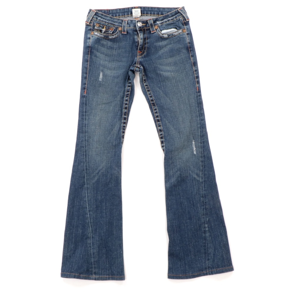 True Religion Joey Bootcut Flared Denim Jeans - Gem